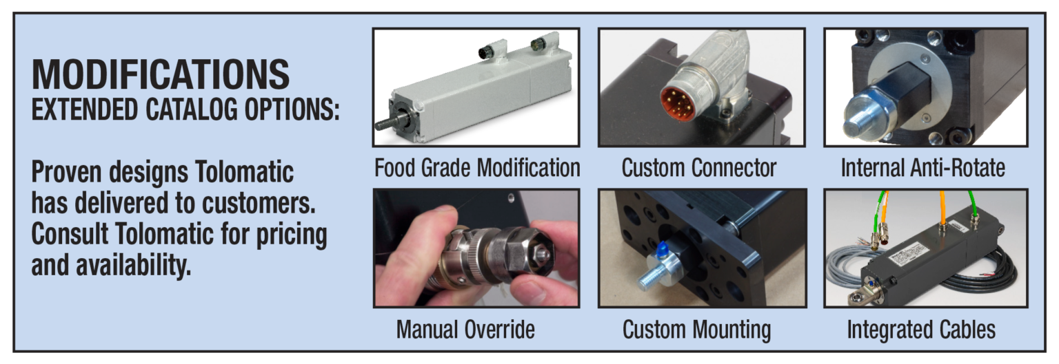 Linear Servo Actuators With Motor Design | IMA Actuator | Tolomatic