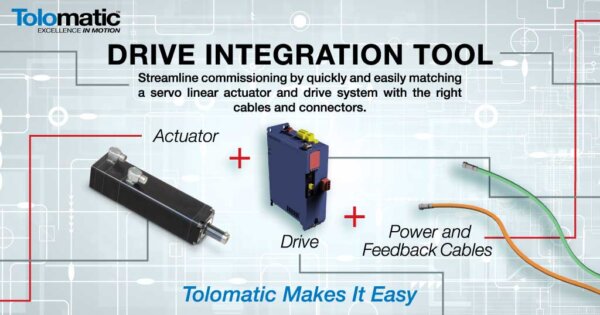 Tolomatic Introduces Drive Integration Tool To Streamline Servo Linear Actuator Commissioning ...